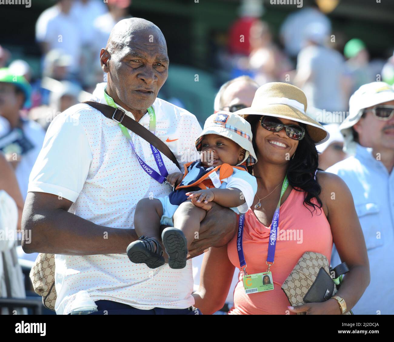 KEY BISCAYNE, FL - MARCH 21: Venus and Serena Williams are big sisters ...