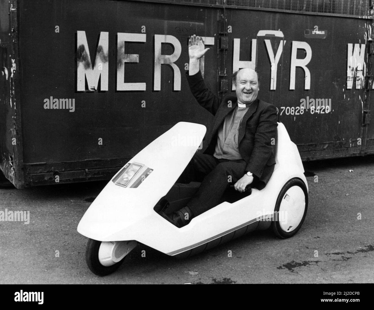 Merthyr Borough Council's Labour Leader the Rev Bill Morgan in a ...