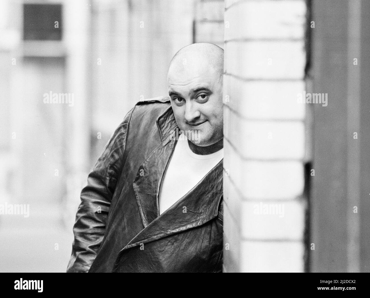 Liverpudlian comedian Alexei Sayle who starred in the BBC television ...