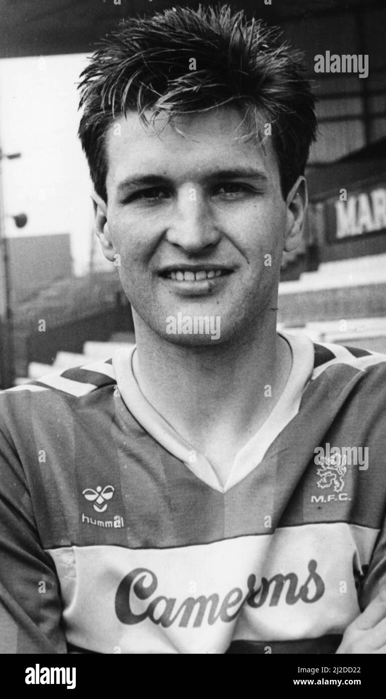 Middlesbrough player Gary Gill as a trainee, now Boro Chief Scout 11th ...