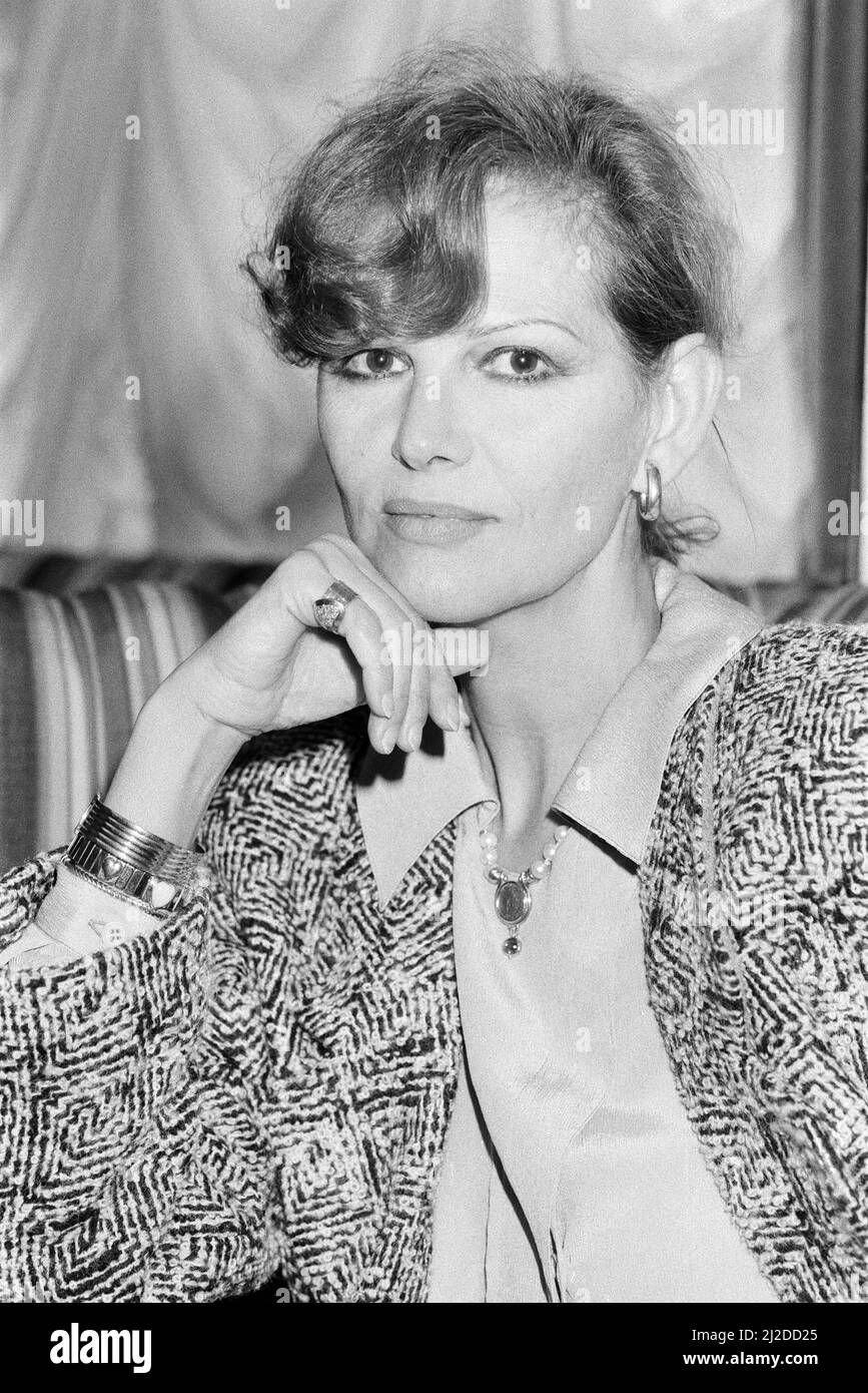 Claudia Cardinale, Italian actress in London to promote her latest film ...