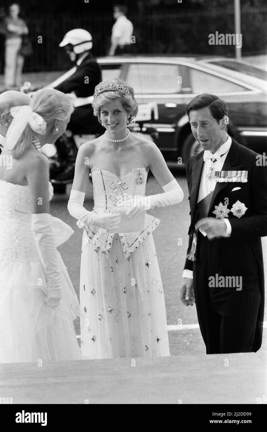 HRH Princess Diana, The Princess of Wales and HRH Prince Charles, The ...