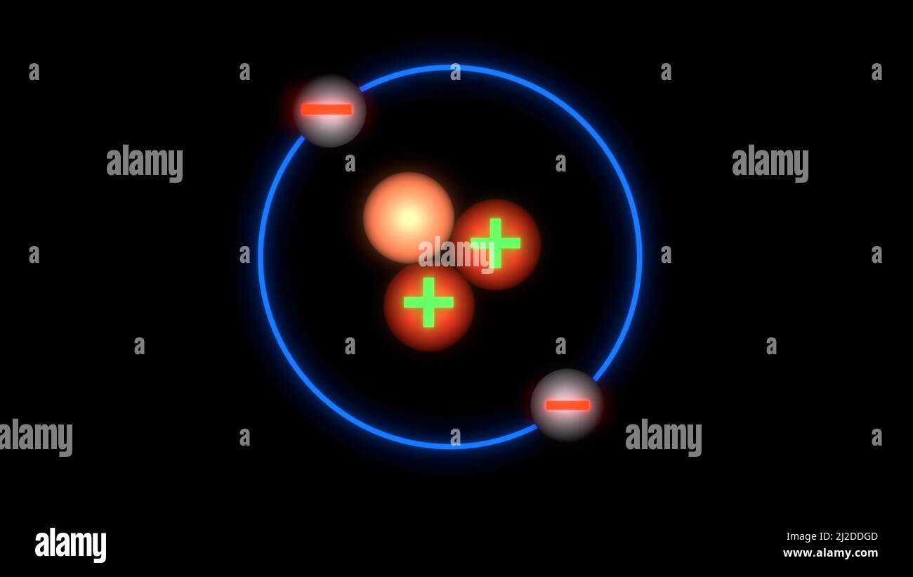 Helium-3 energy . Mining heliim-3 . 3 Spheres . 3 atoms . 3 balls . 3d ...