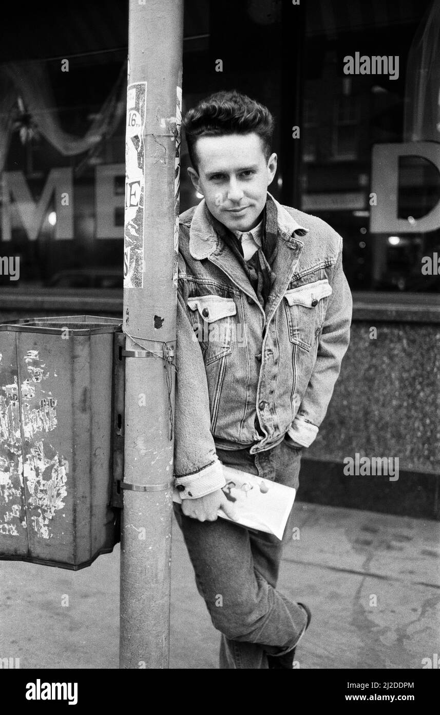 Frankie Goes to Hollywood singer Holly Johnson. 17th December 1986 ...