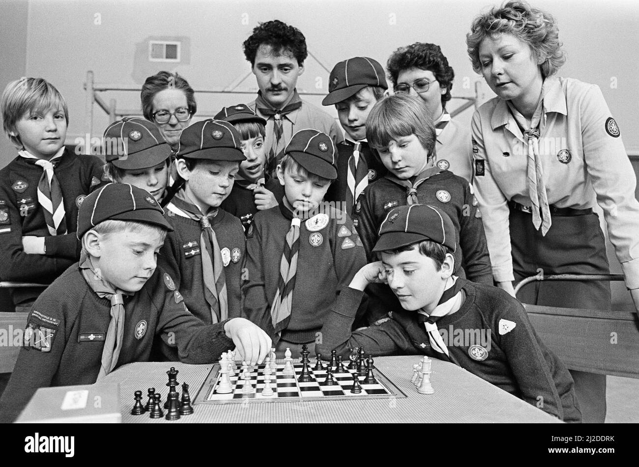 Jonathan Sheard and John Eccles are pictured battling it out in a cub ...