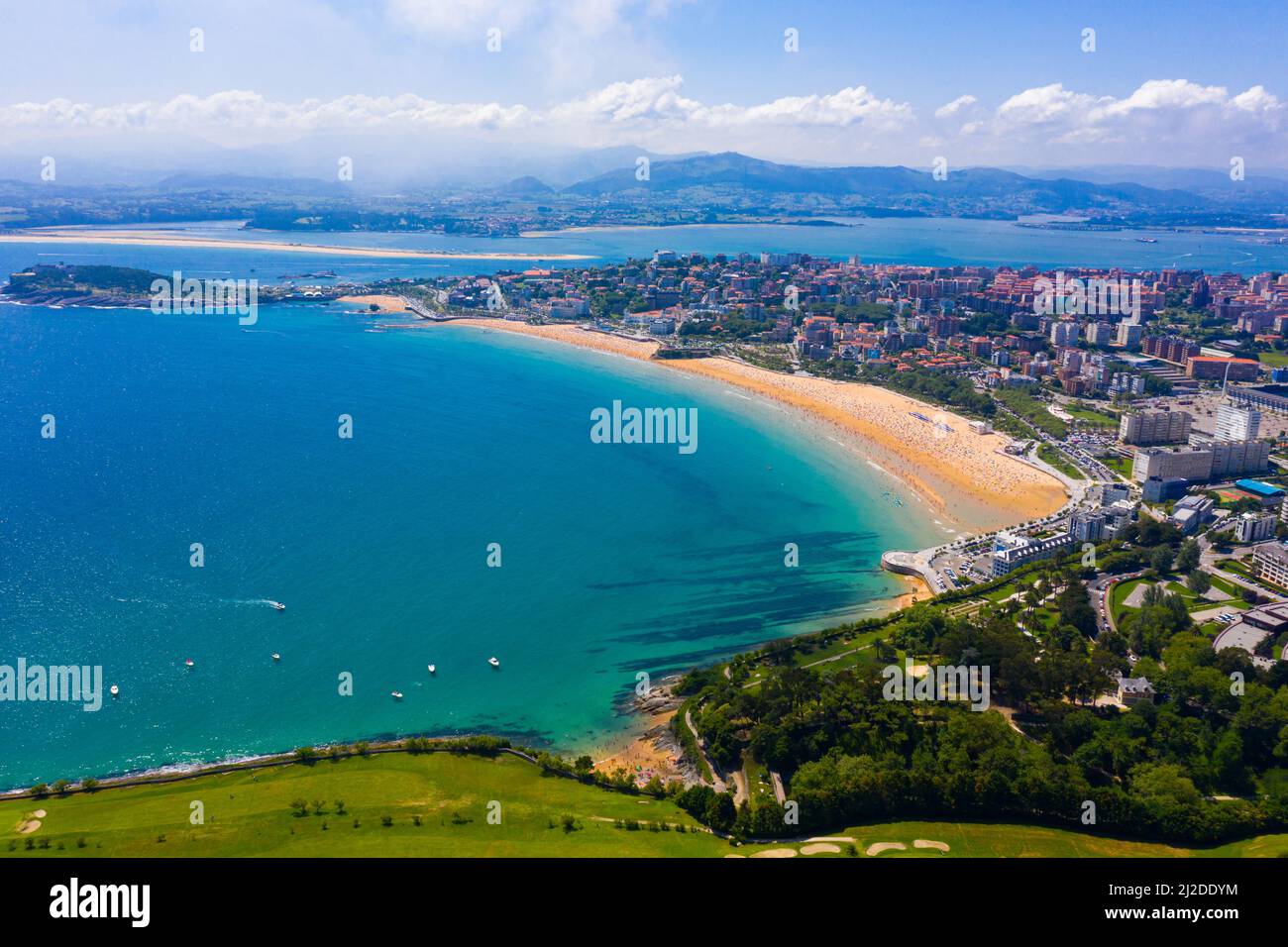 Santander harbour beach cantabria hi-res stock photography and images ...