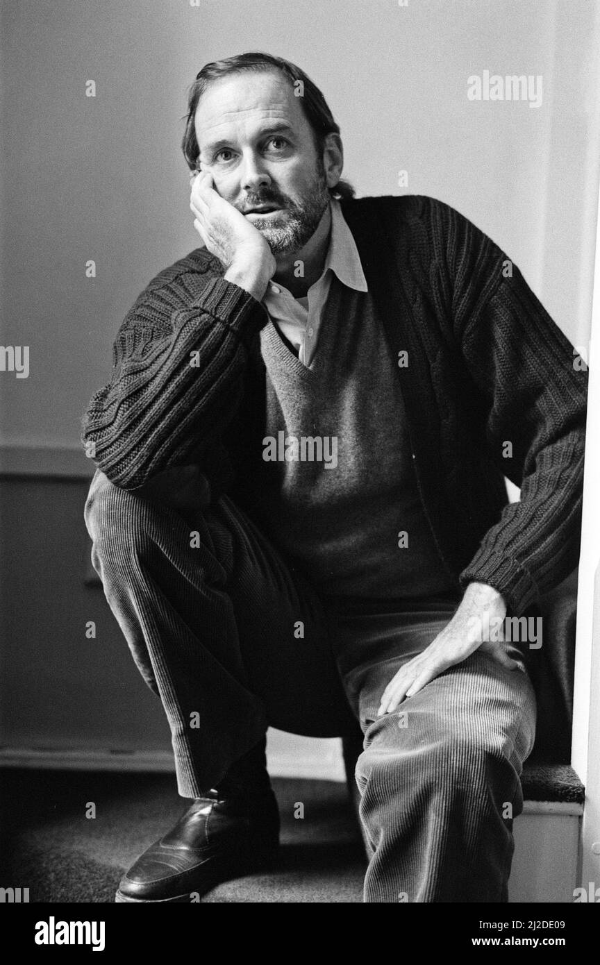 Actor and comedian John Cleese pictured in London today talking about ...