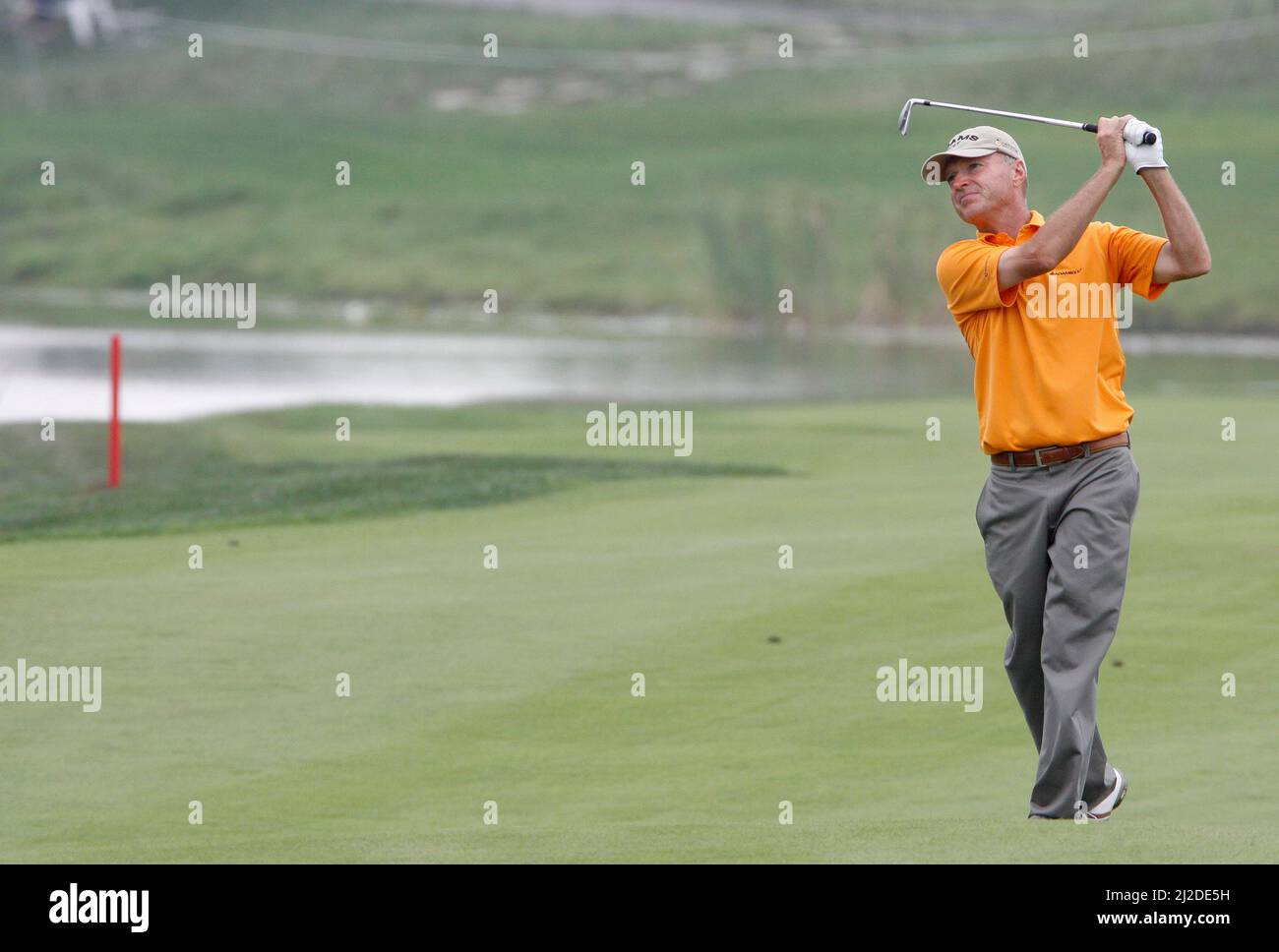 Sep 17, 2011-Incheon, South Korea-Gary Hallberg of USA, 18th hall ...