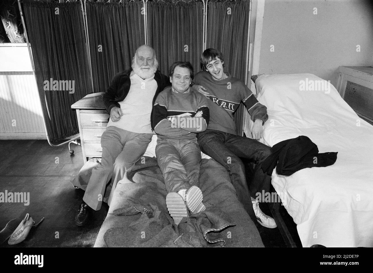 Left to right, Buster Meredith, David Jason and Nicholas Lyndhurst who ...