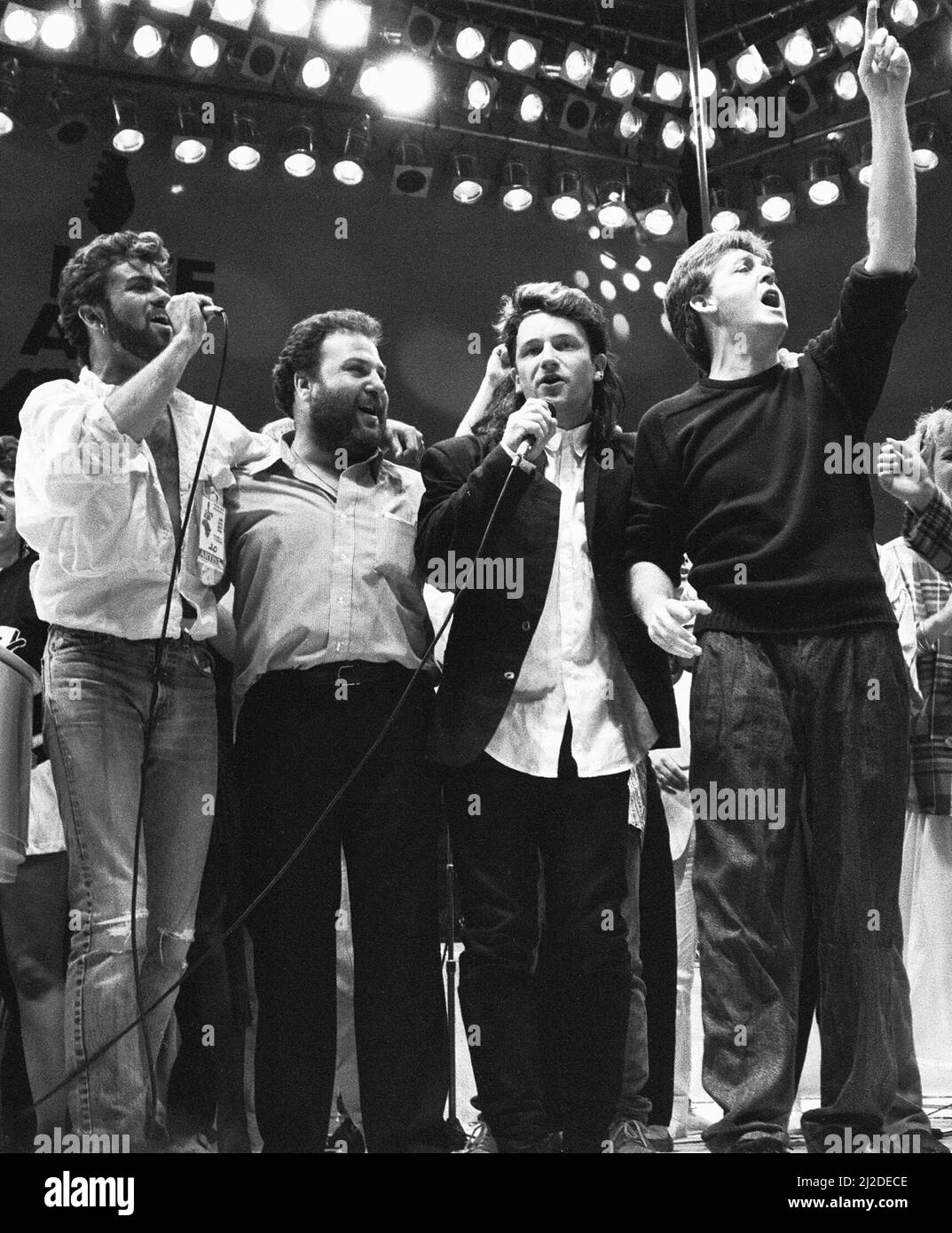 Live aid concert 1985 bono hi-res stock photography and images - Alamy