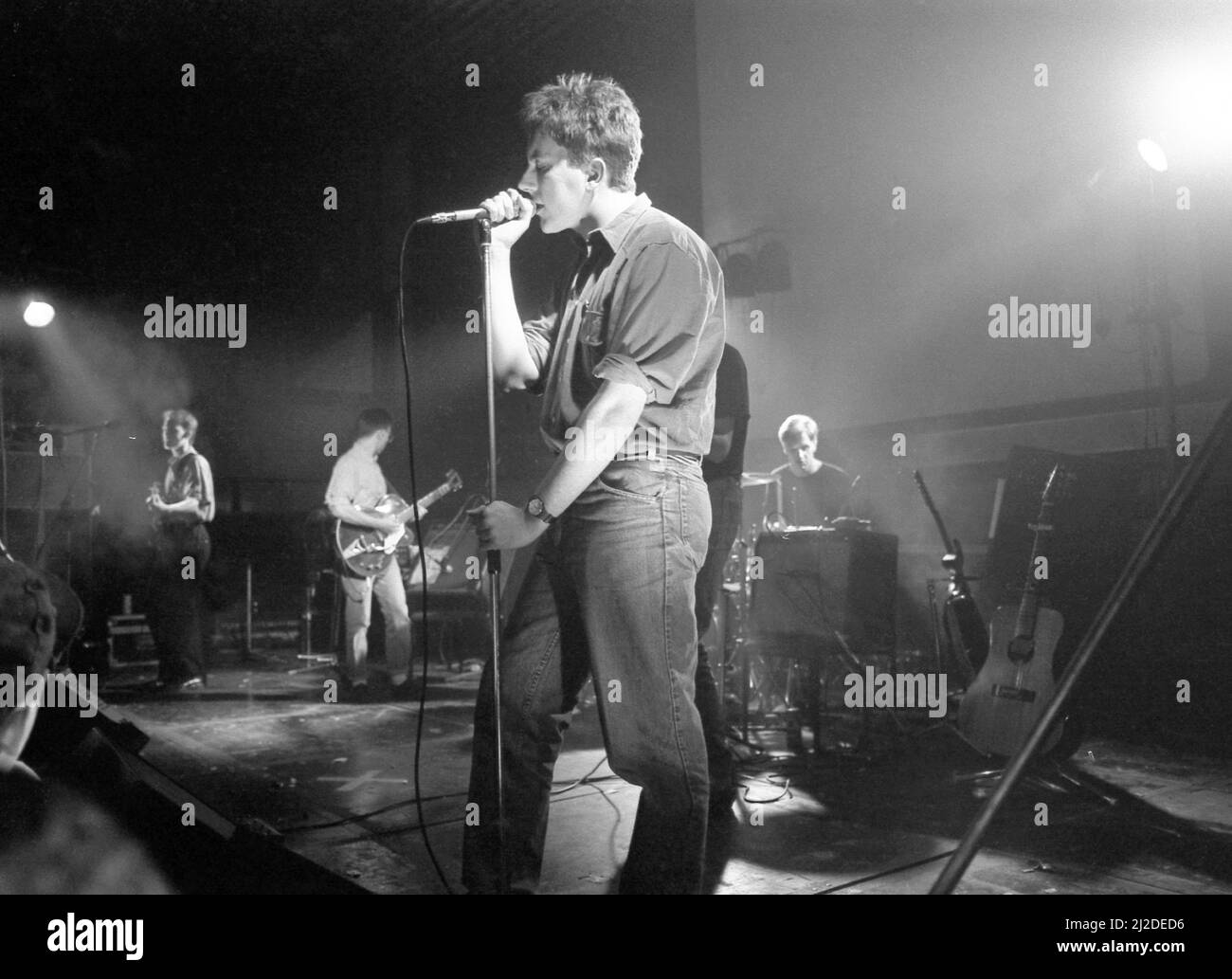 Terry Hall and The Colourfield performed on stage at Coventry ...