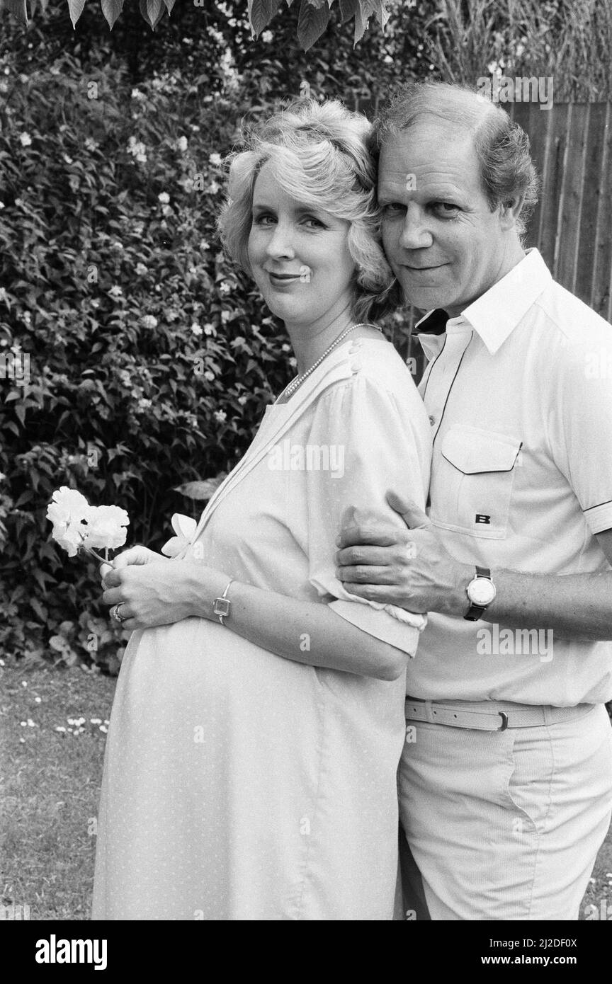 Brian Cant, children's television presenter, pictured with wife, writer ...