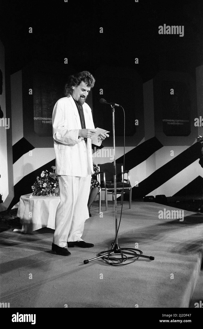 The Ivor Novello Awards at Gorsvenor House, London. Billy Connolly ...