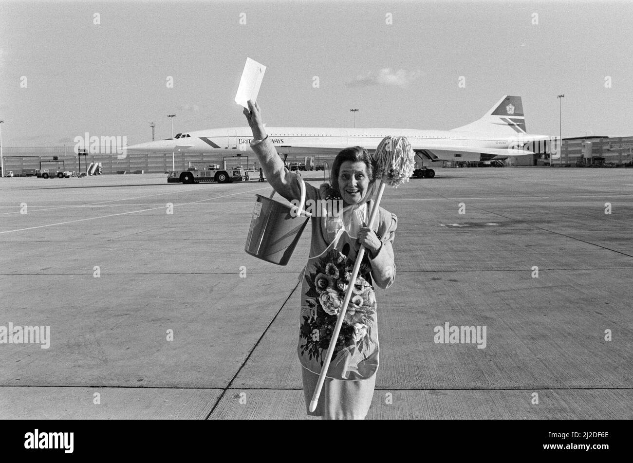 Concorde World Tour. November 1986 Stock Photo - Alamy