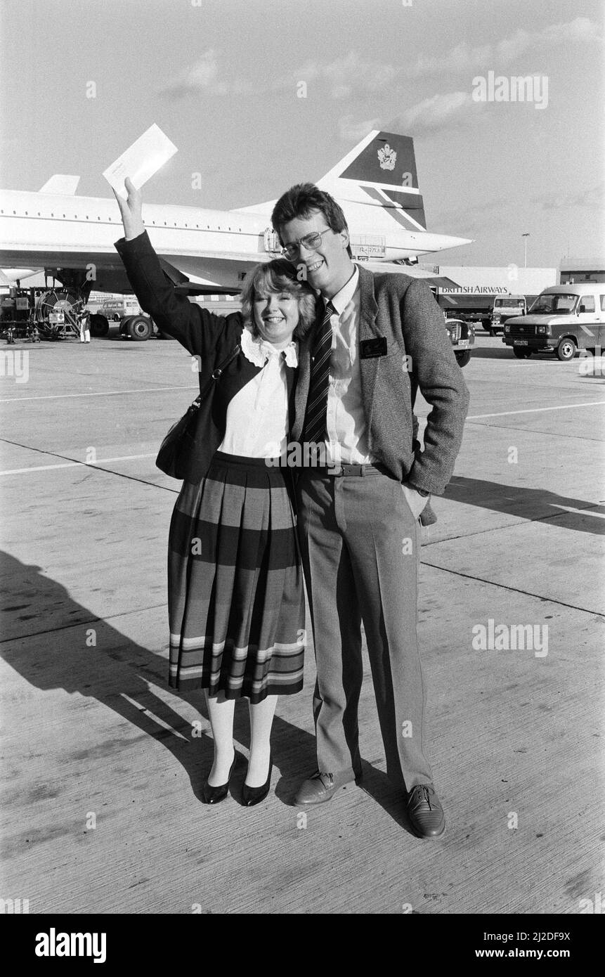 Concorde World Tour. November 1986 Stock Photo - Alamy