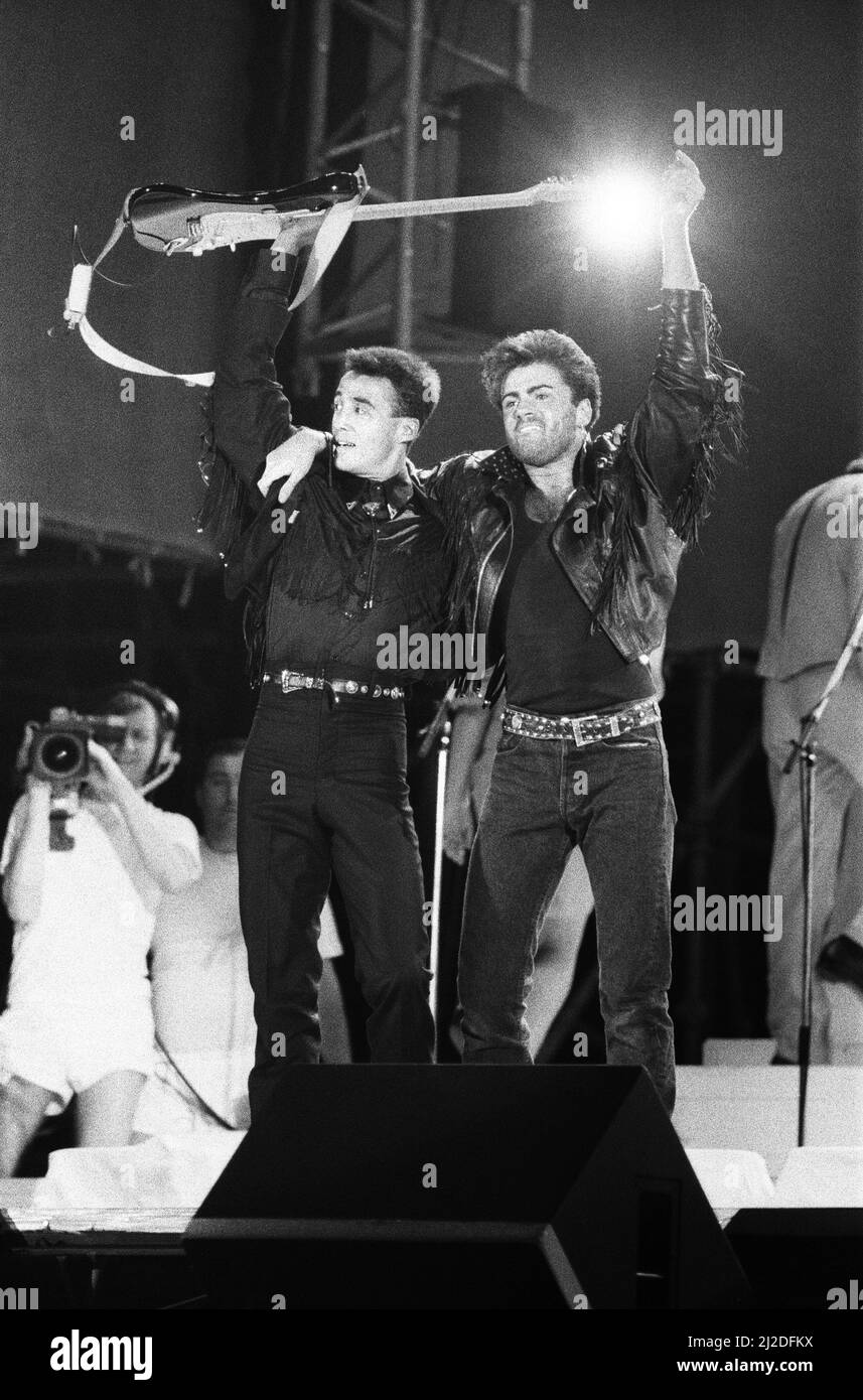 Wham. The Farewell Concert at Wembley Stadium, London England(Picture ...