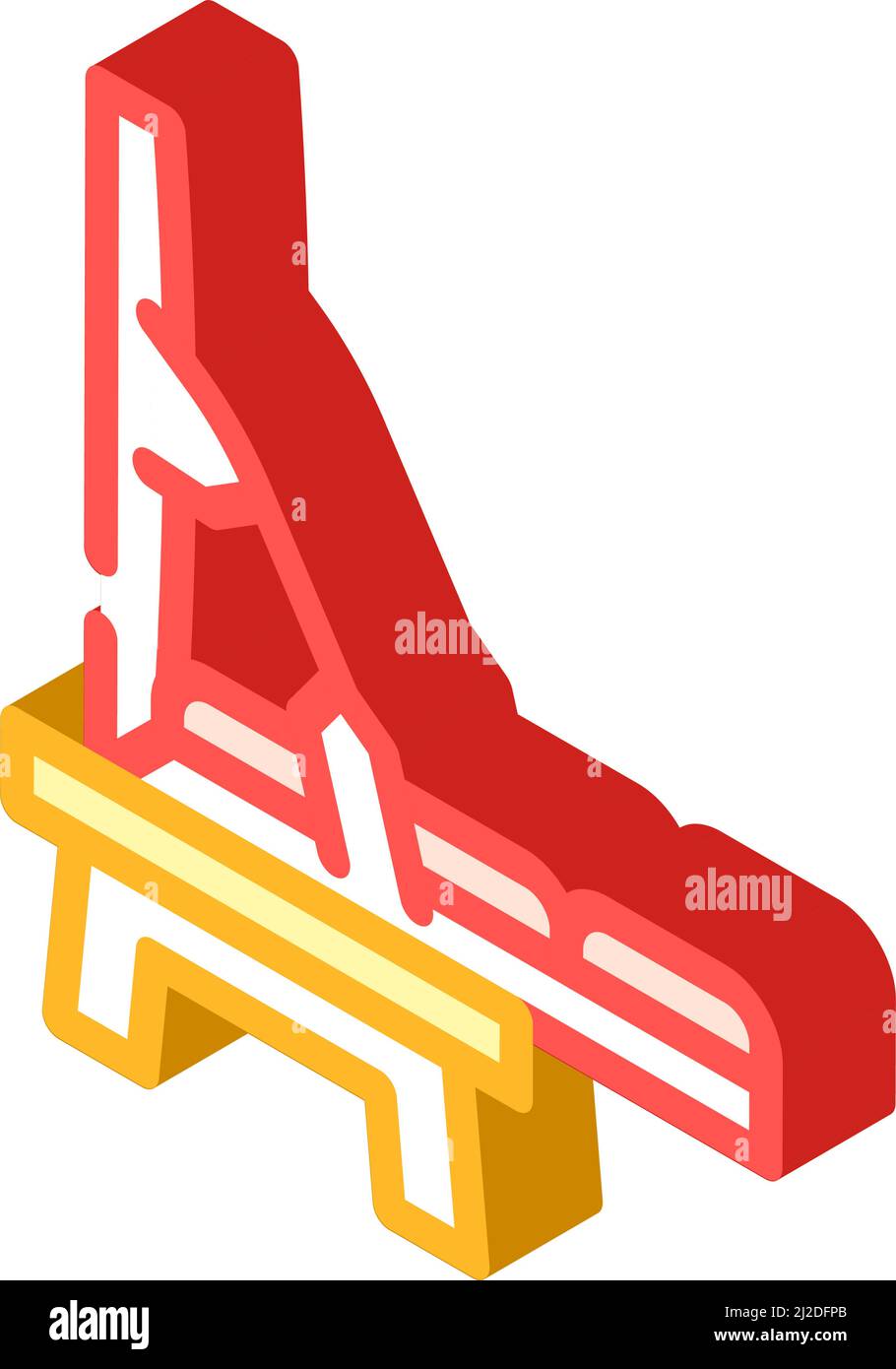 portable chair isometric icon vector illustration Stock Vector Image ...