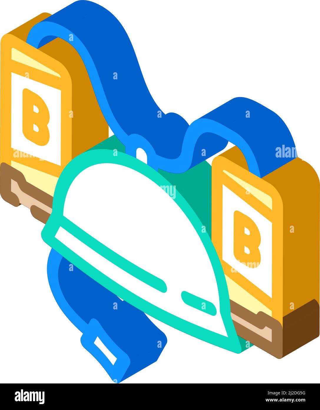 helmet with beer isometric icon vector illustration Stock Vector Image ...