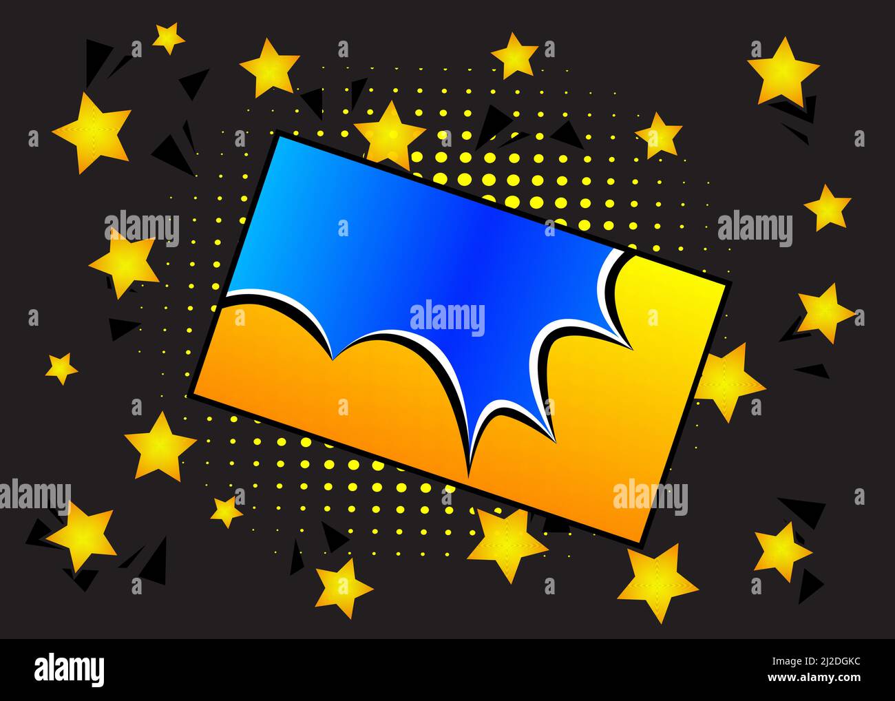 Abstract Comics Background. Poster, banner, flyer, cover. Comic book ...