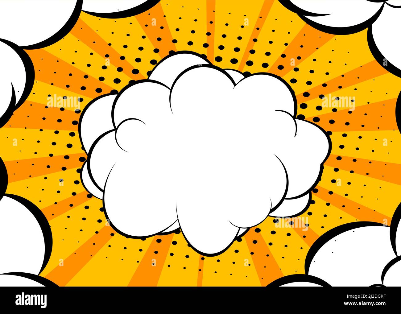 Abstract Comics Background. Poster, banner, flyer, cover. Comic book ...