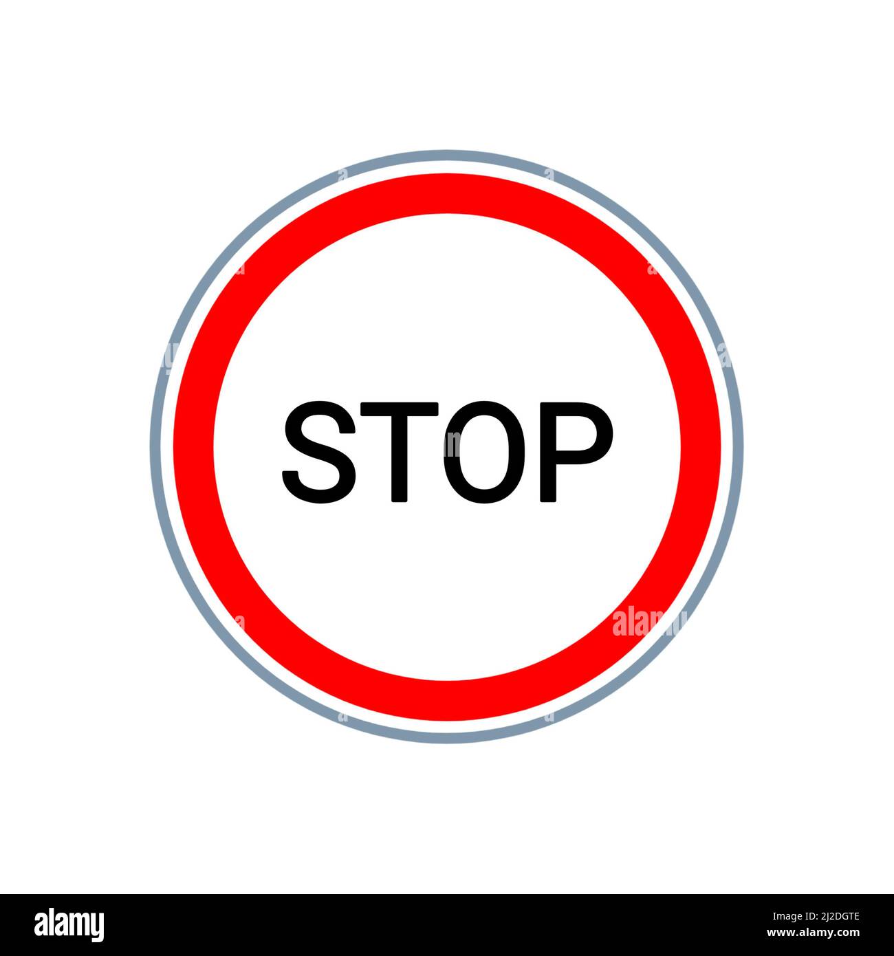 Traffic icon symbols white background. Right sign and left sign no ...