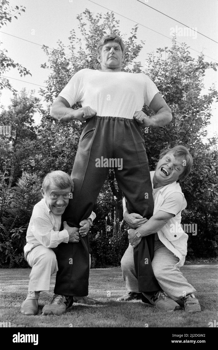 Six foot six inch actor David Prowse who plays Star Wars villain Darth ...