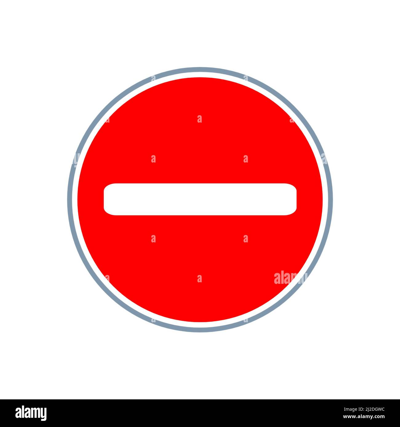 Traffic icon symbols white background. Right sign and left sign no ...