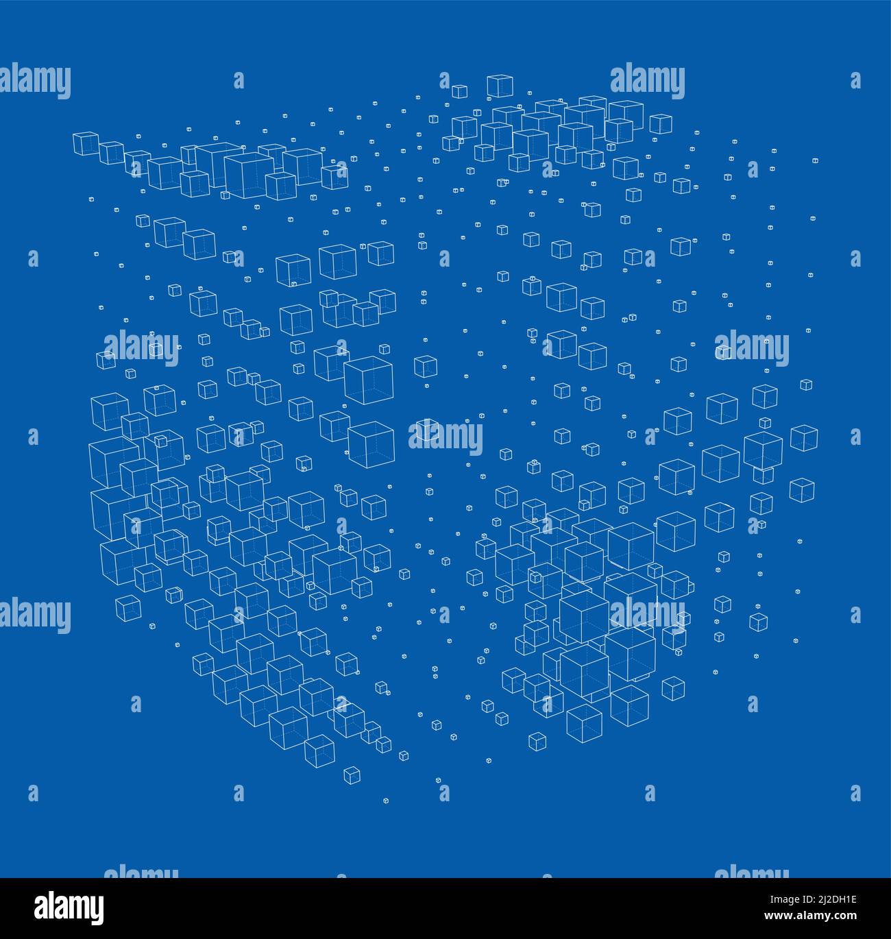 Vector abstract boxes background Stock Vector Image & Art - Alamy