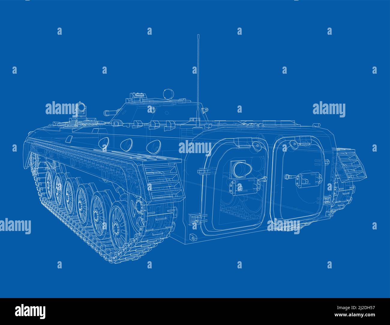 Infantry fighting vehicle. Vector Stock Vector Image & Art - Alamy