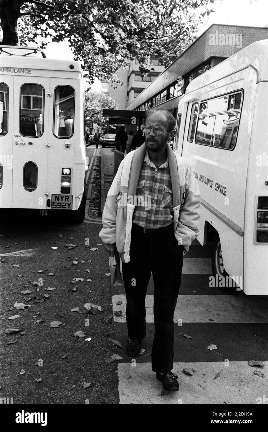 Actor Douglas Lambert who has been diagnosed with AIDS leaving St ...