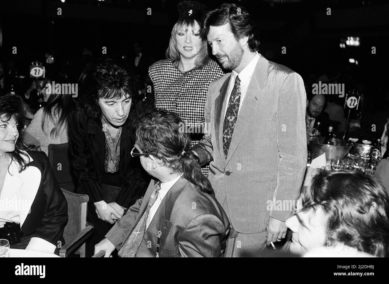 The Ivor Novello Awards at Gorsvenor House, London. Pictured, Elton ...