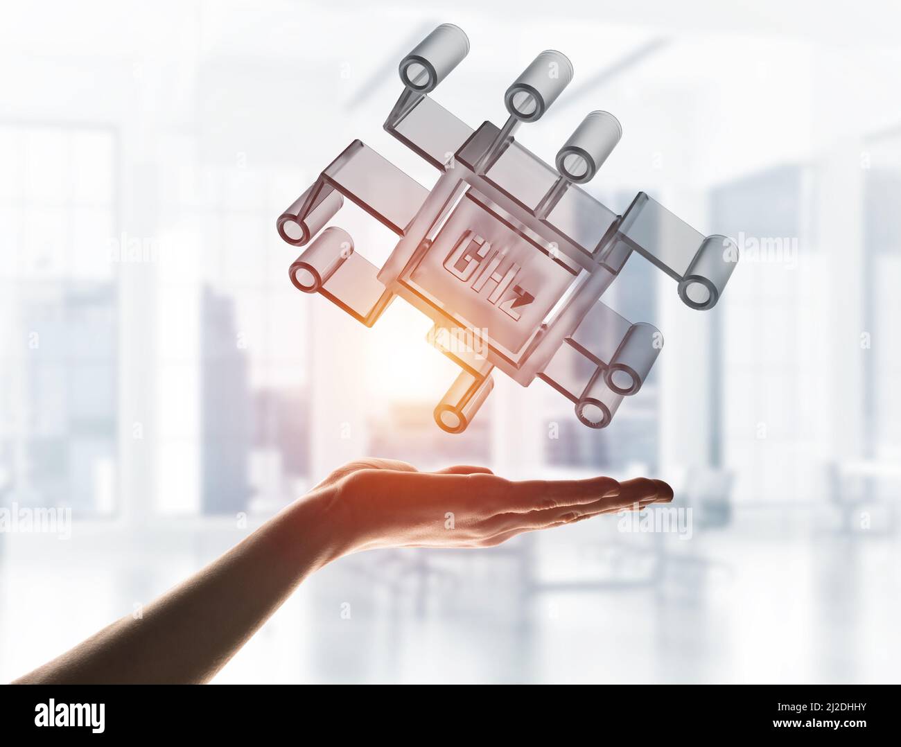 Ghz symbol hi-res stock photography and images - Alamy