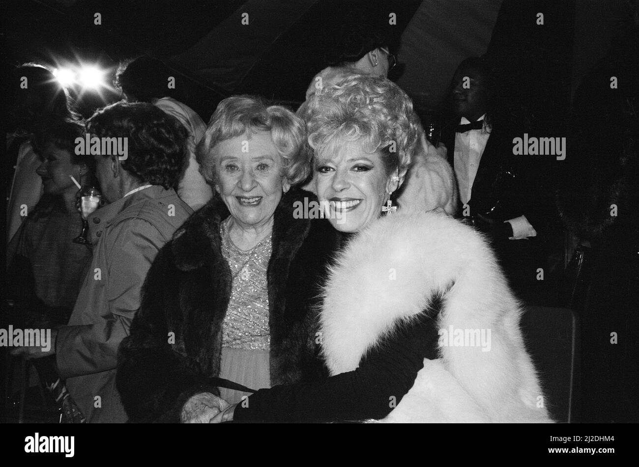The cast of Coronation Street attend a party. Doris Speed and Julie ...