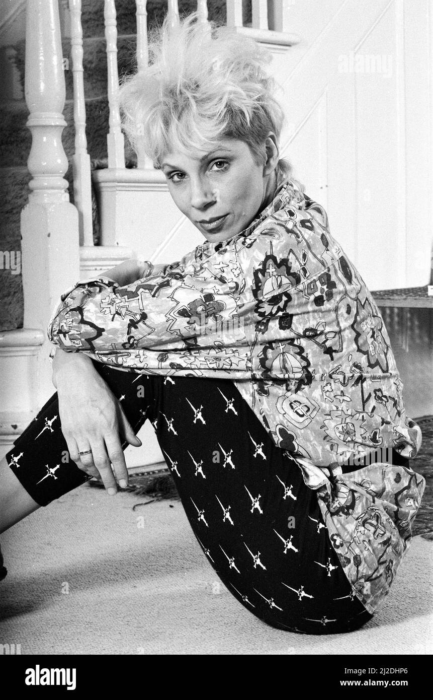 Angie Bowie, (also known as Angela Bowie) Picture taken at home ...