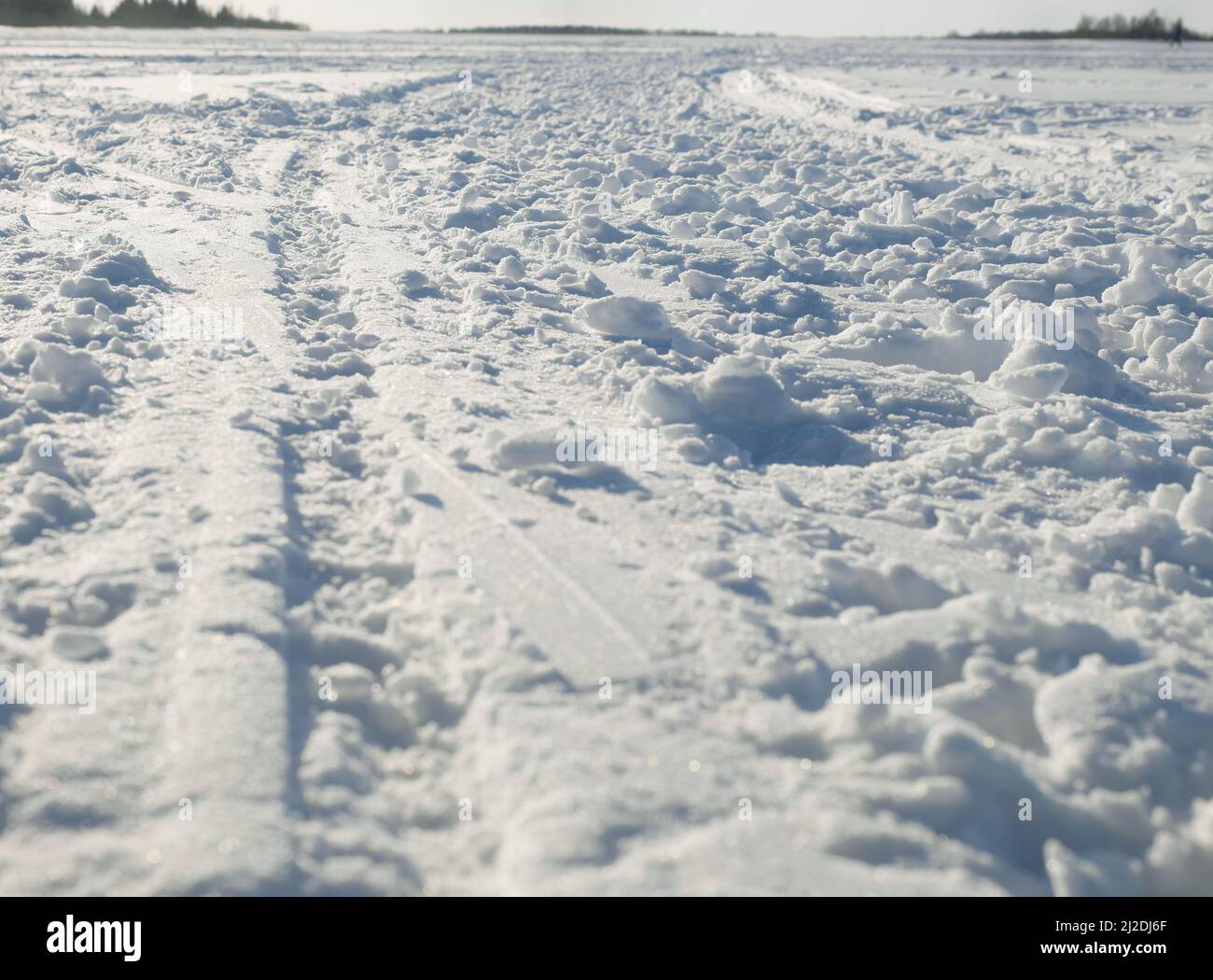 Close up White snow covered the road Norway winter, Snowscape wallpaper ...