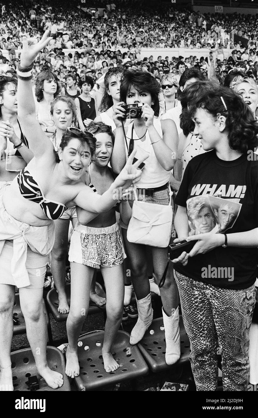 Wham. The Farewell Concert at Wembley Stadium, London England(Picture ...