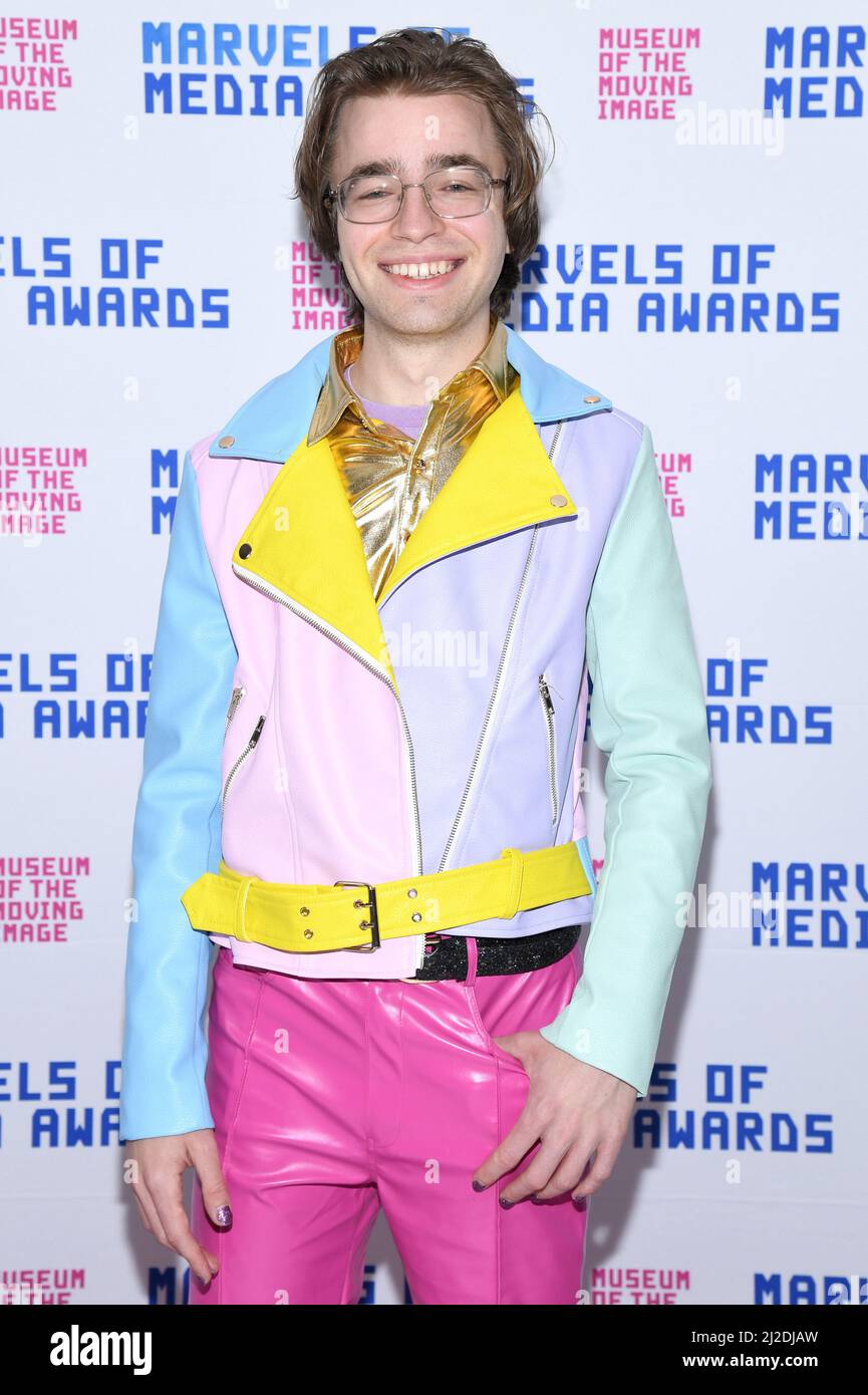 Jackson Tucker-Meyer attends the 2022 Marvels Of Media Awards at Museum ...