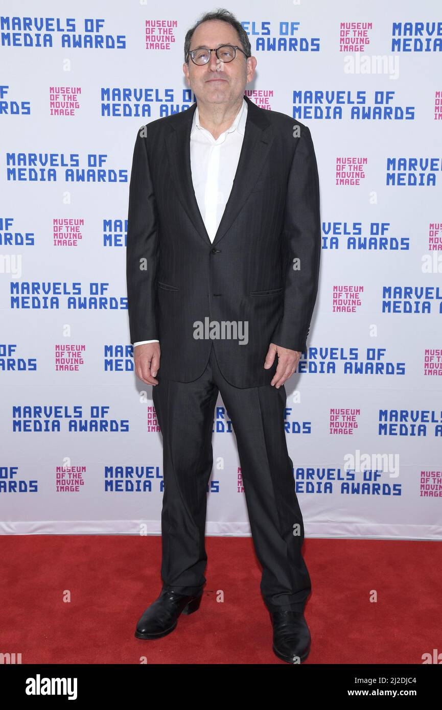 Michael Barker attends the 2022 Marvels Of Media Awards at Museum of ...