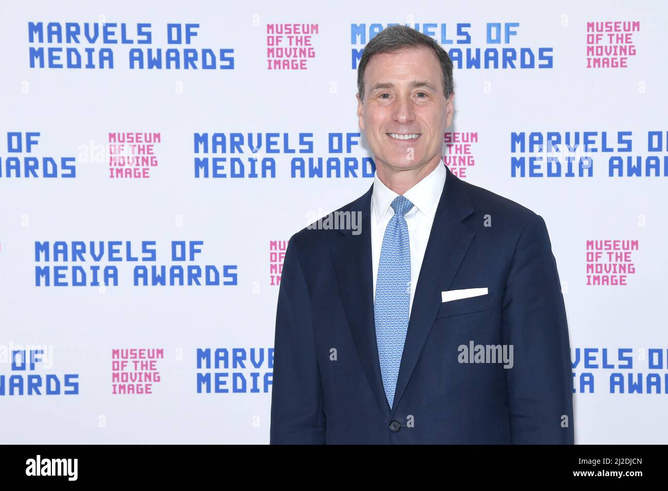 Ivan Lustig attends the 2022 Marvels Of Media Awards at Museum of the ...