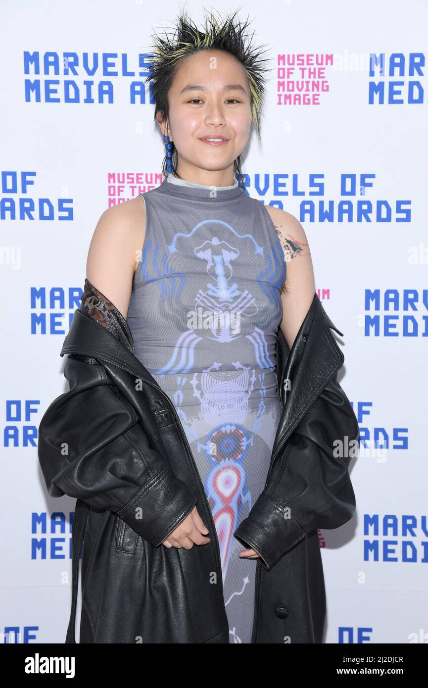 New York, USA. 31st Mar, 2022. April Lin attends the 2022 Marvels Of ...