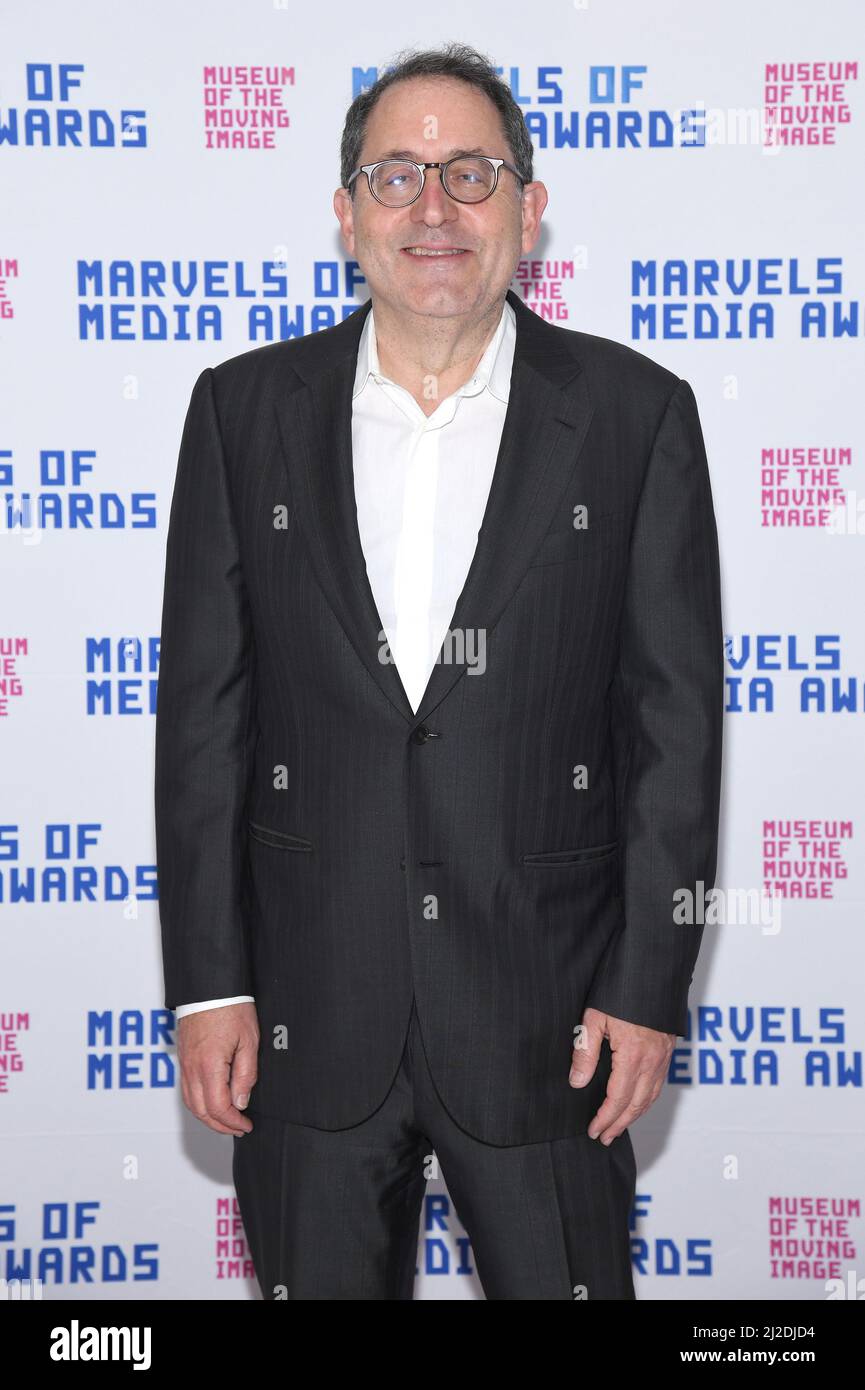 Michael Barker attends the 2022 Marvels Of Media Awards at Museum of ...