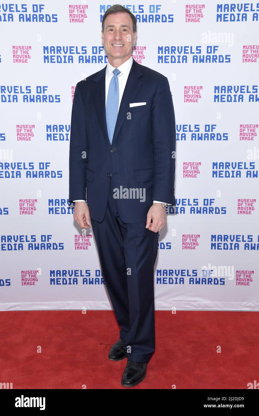 Ivan Lustig attends the 2022 Marvels Of Media Awards at Museum of the ...
