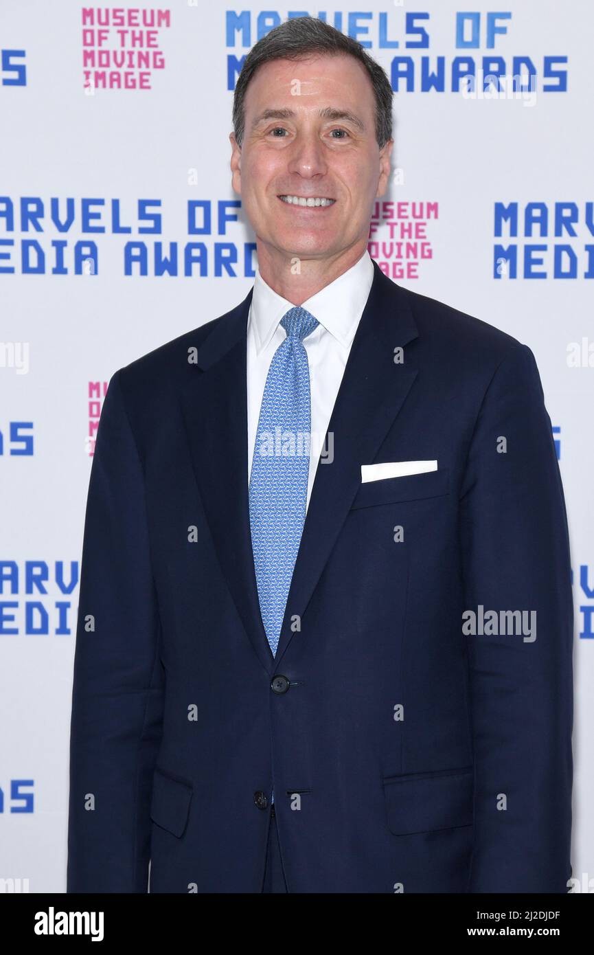 Ivan Lustig attends the 2022 Marvels Of Media Awards at Museum of the ...