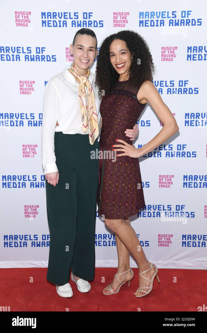 New York, USA. 31st Mar, 2022. (L-R) Bridgette Eileen Rivera and Lauren Melissa Ellzey attend ...