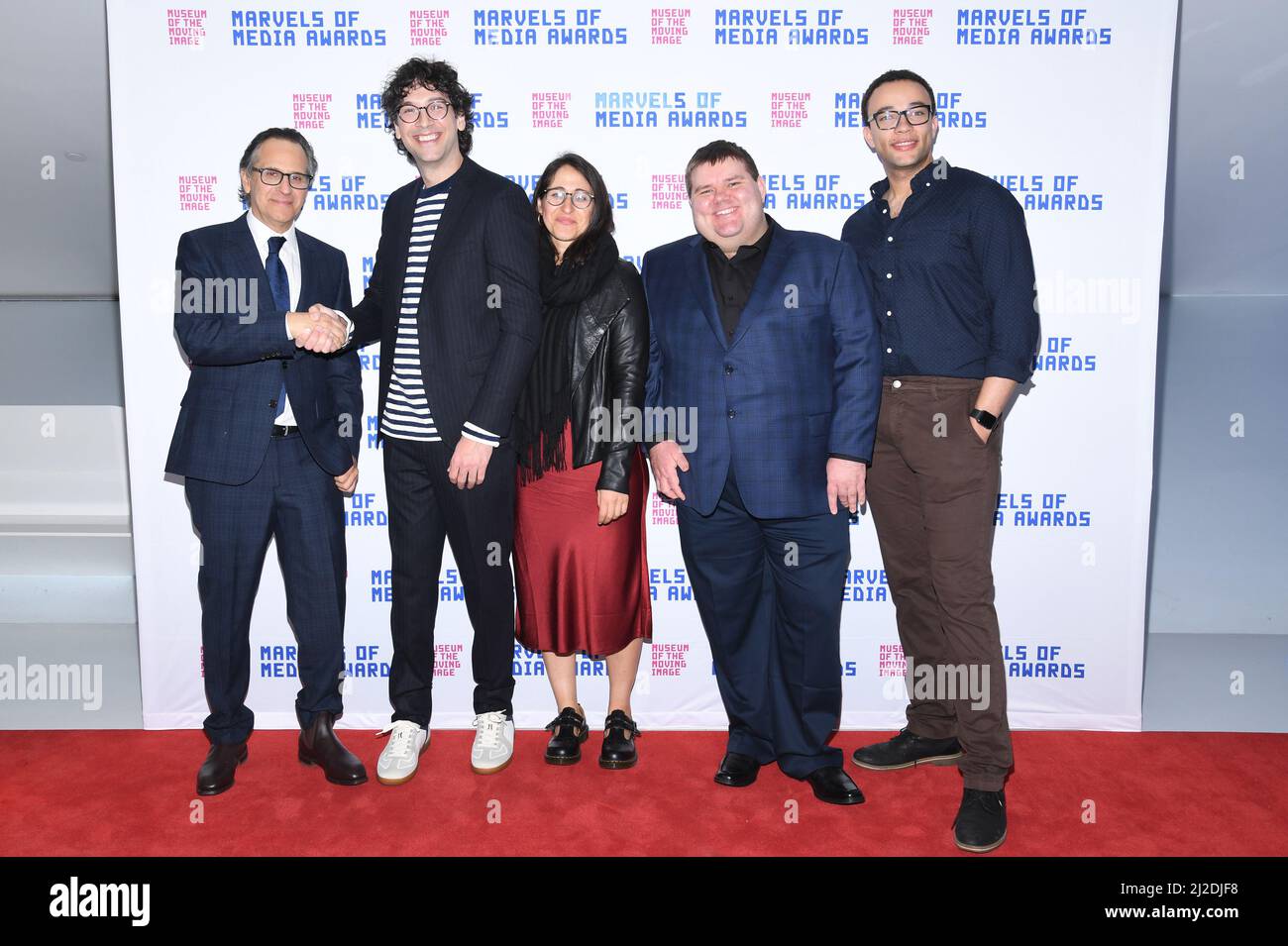 (L-R) Jason Katims, Rick Glassman, Jeni Mulein, Albert Rutecki and Robb ...