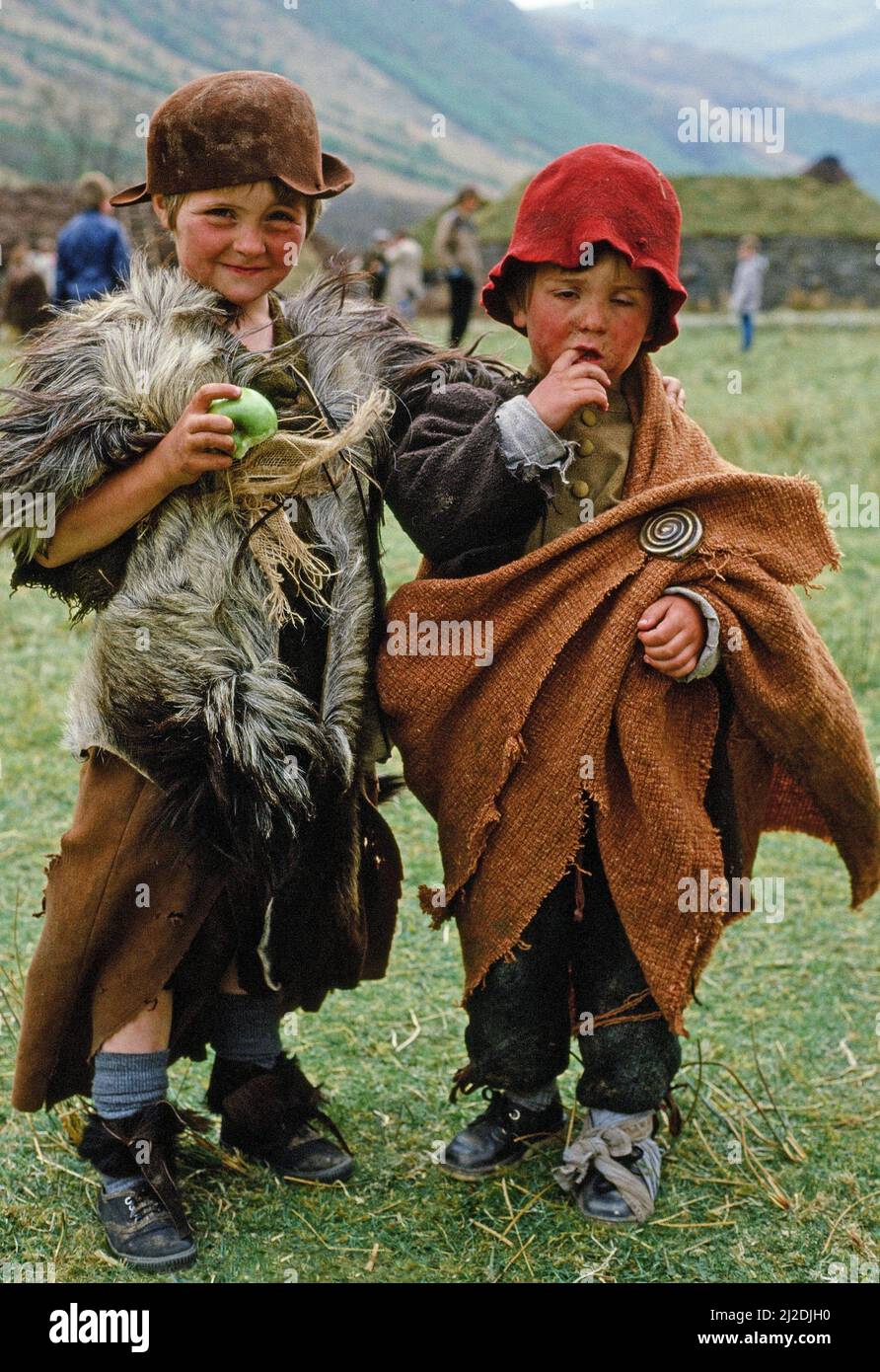 The filming of Highlander film. Circa May 1985 Stock Photo - Alamy