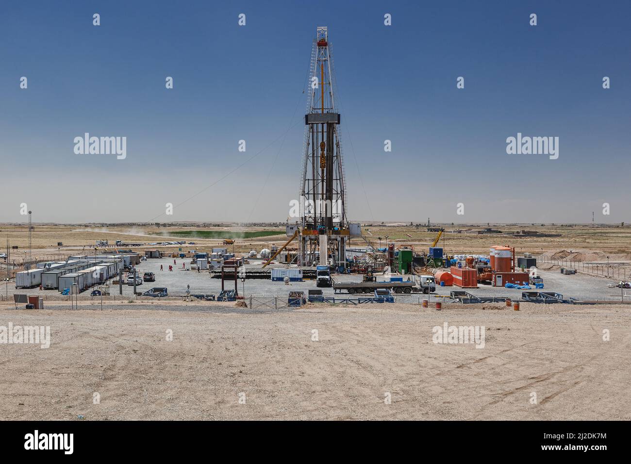 Oil & gas operations, Iraq Stock Photo - Alamy