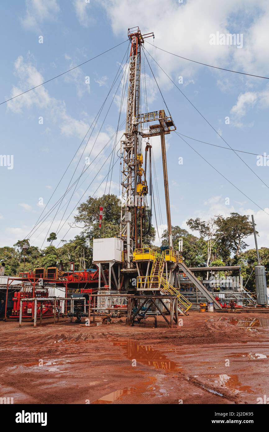 Oil & gas operations, Gabon Stock Photo - Alamy