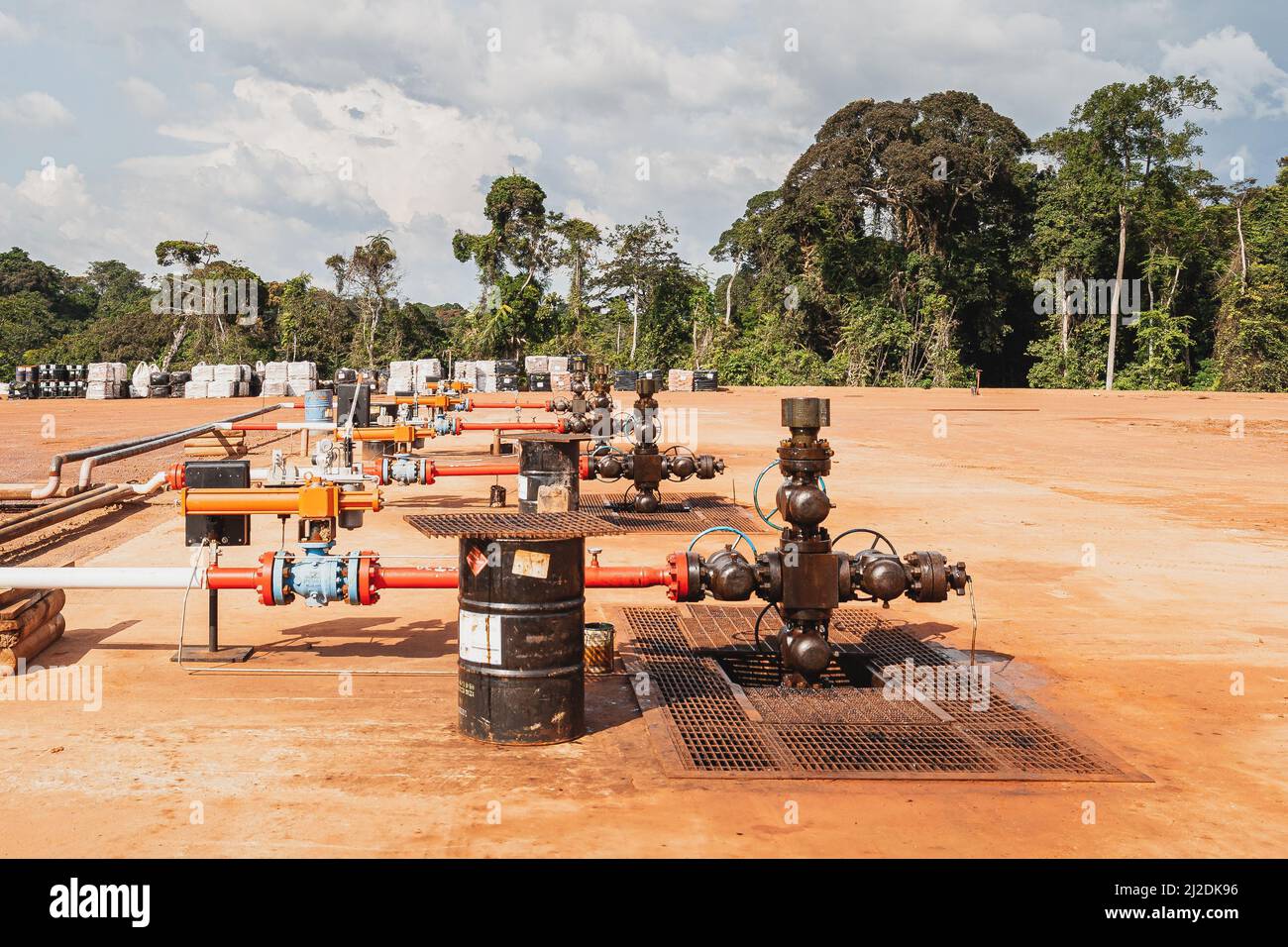 Oil & gas operations, Gabon Stock Photo - Alamy