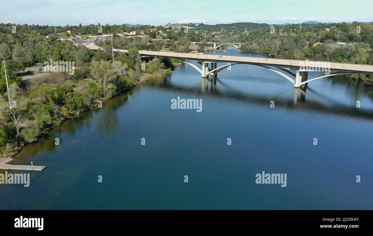 American river bridge sacramento hi-res stock photography and images ...